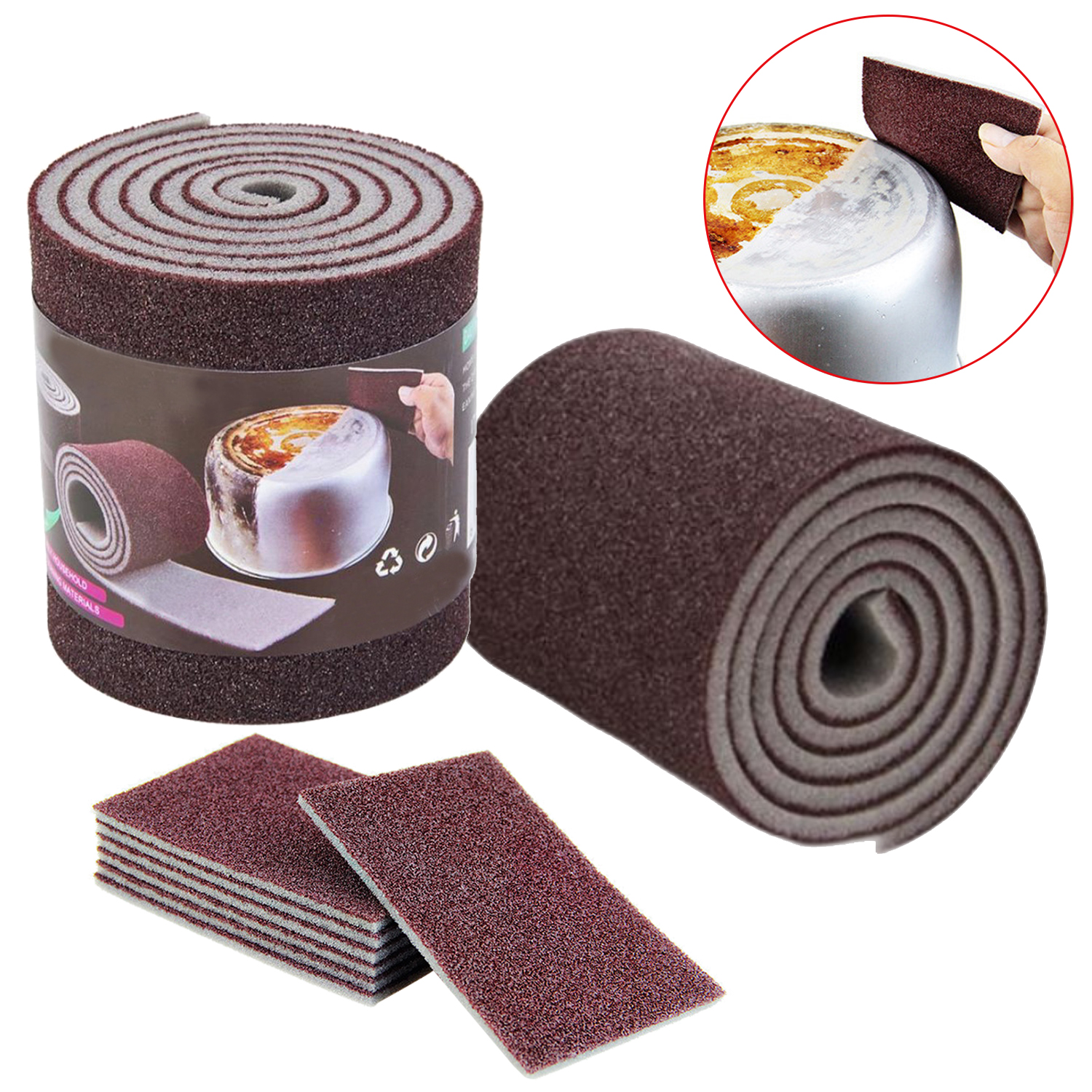 Cleaning Sponge Kitchen Sponge Eraser for Pan Pot Dish Sponges Kitchen ...