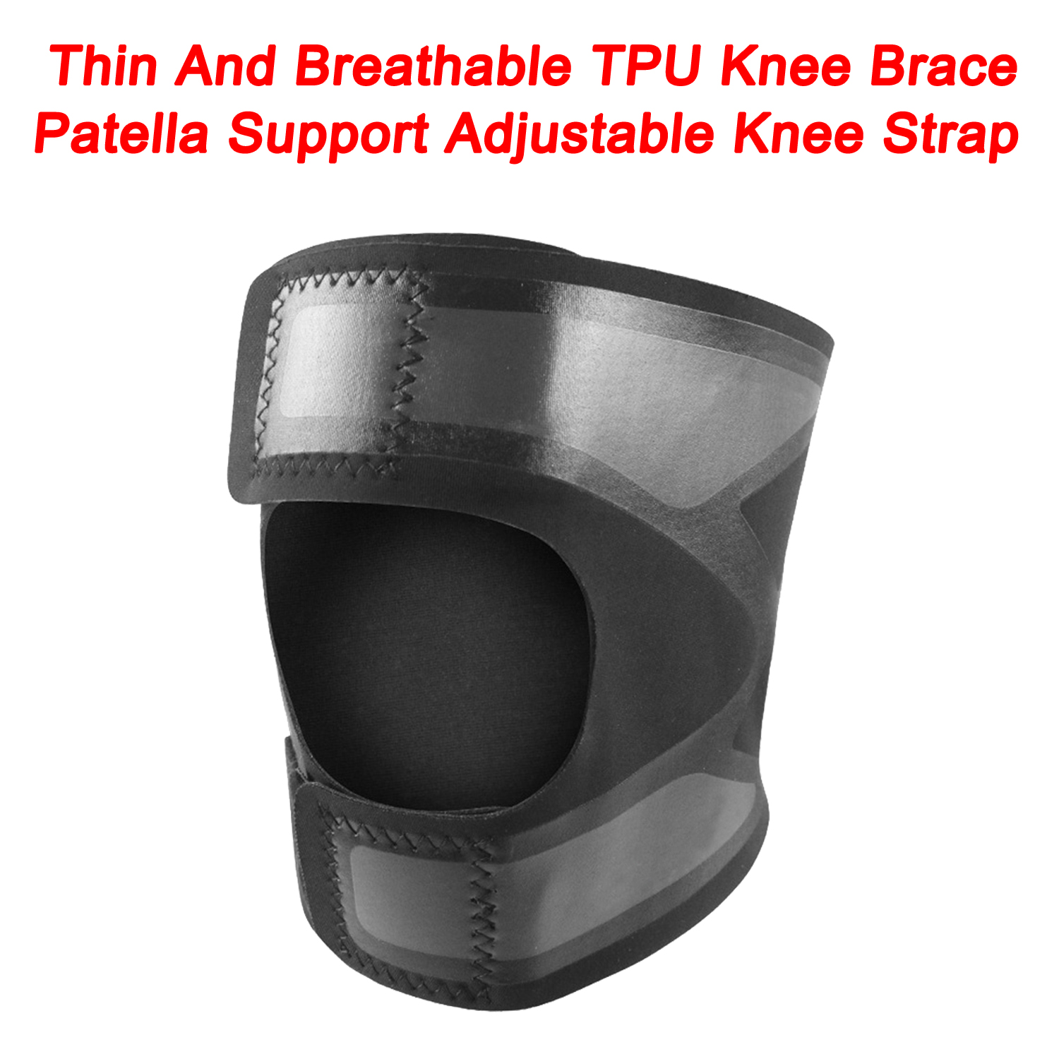 Thin And Breathable TPU Knee Brace Patella Support Adjustable Knee ...